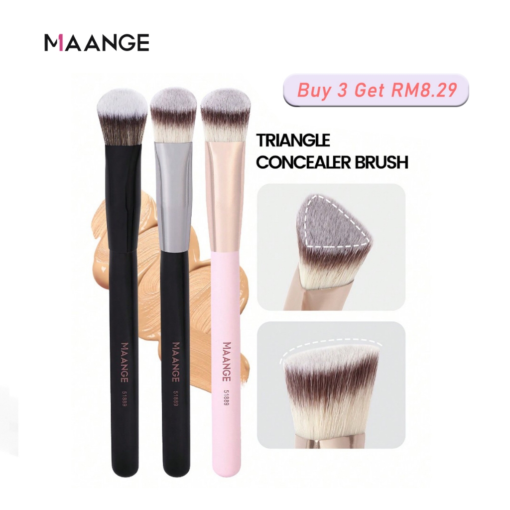 MAANGE Makeup Tools Triangular Taper Concealer Brush Soft High-Quality ...