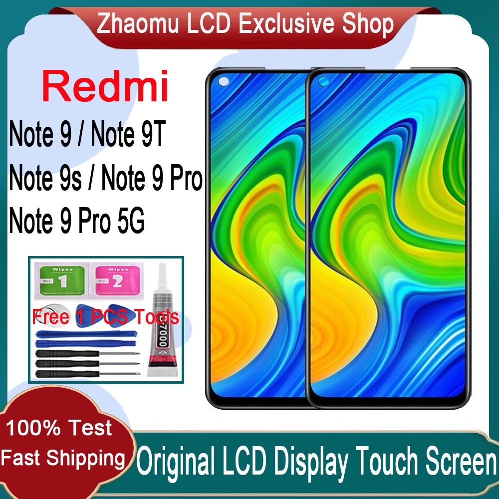 Original Redmi Note 9 9T 9s 9 Pro 9 Pro 5G LCD Display Touch Screen ...