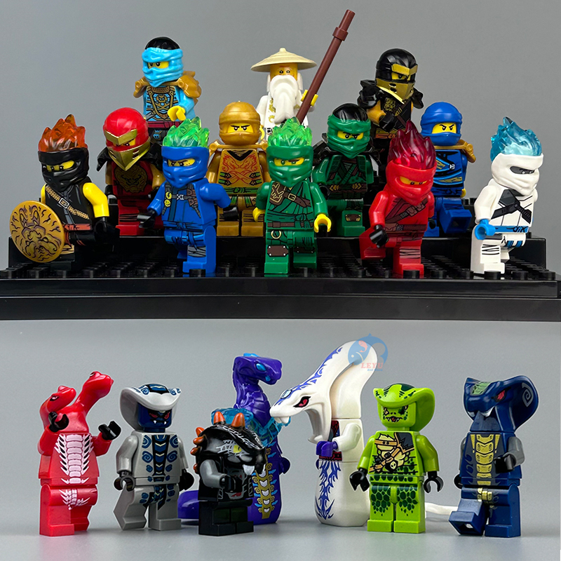Ninjago Building Blocks Minifigure Toy, Serpentine Lloyd/Kai Ninja ...