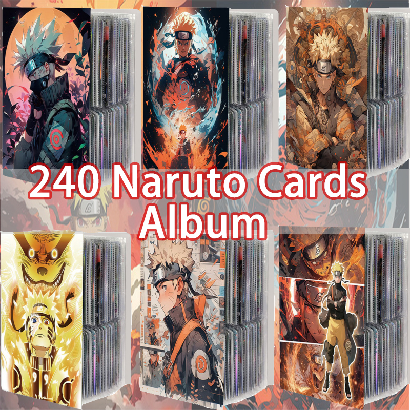 Naruto Card Binder Can Hold 240 Cards Favorites Children's Toy Birthday ...
