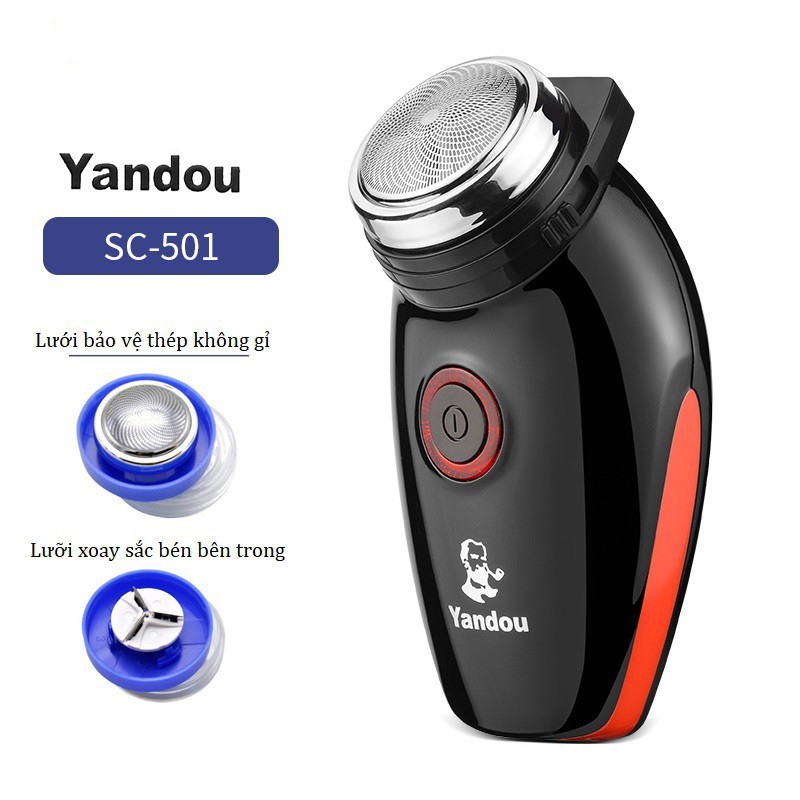 Yandou SC501 Electric Shaver Man Trimmer Shave Rechargeable Shaver Machine | Shopee Malaysia