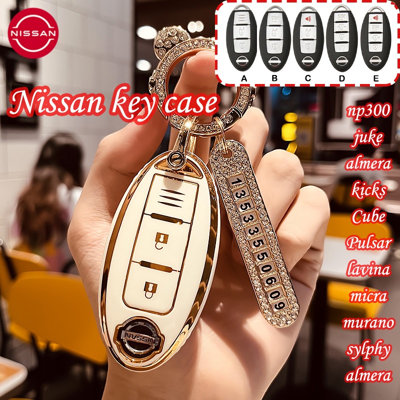 Nissan key case 2/3/4buttons for Nissan np300/juke/almera/March/teana ...