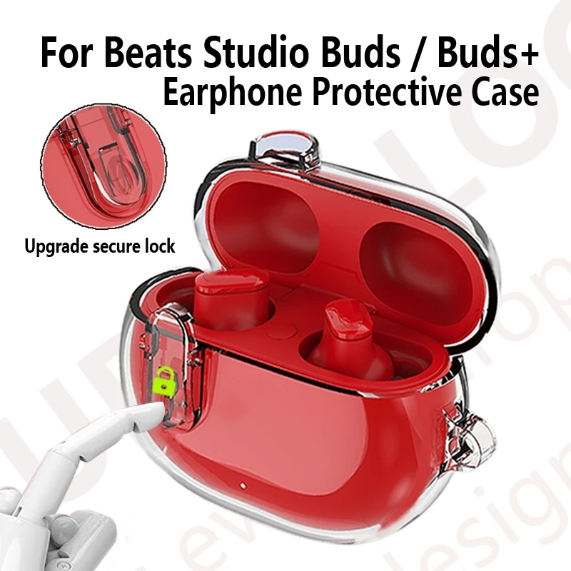 Clear Hard Case for Beats Studio Buds / Buds+ Soft Shockproof Simple ...