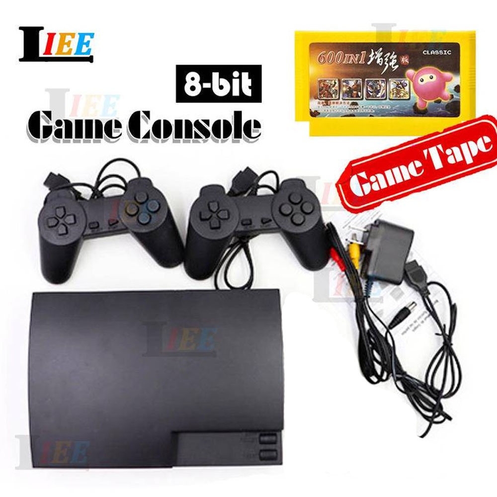 8-bit TV Game Console Set Videos Game Tape Classic Contra Mario Card ...