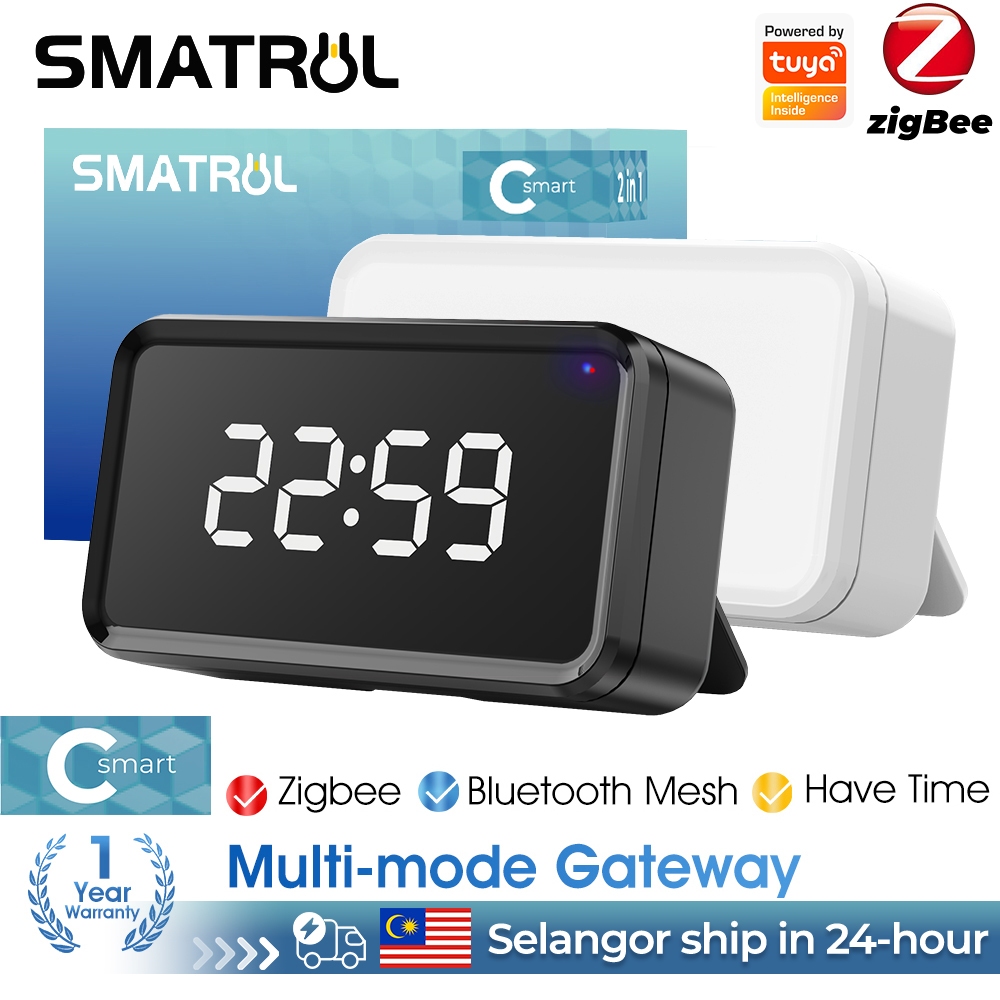 SMATRUL Tuya Smart Multi-mode Gateway ZigBee Bluetooth Mesh Wireless ...