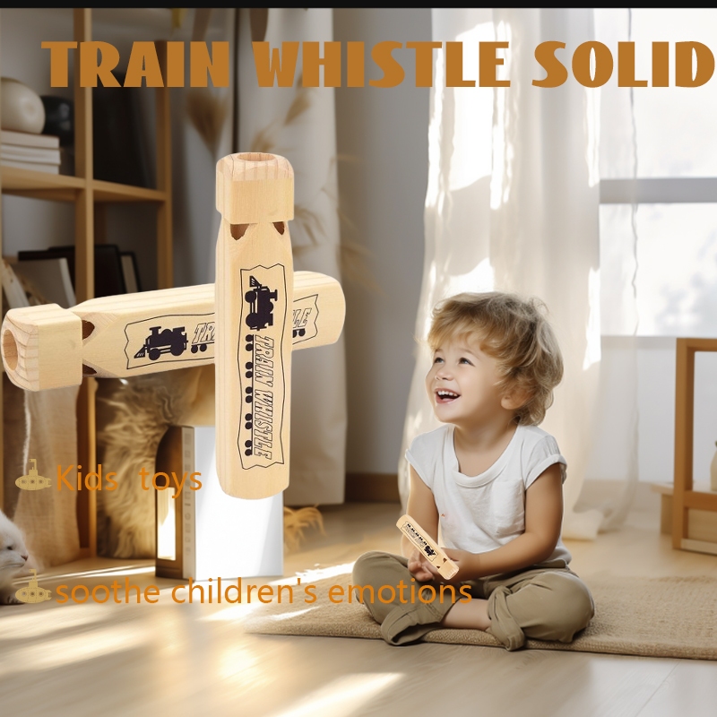 Train Whistle Solid Wooden Train Whistle Train Whistle Party Favors ...