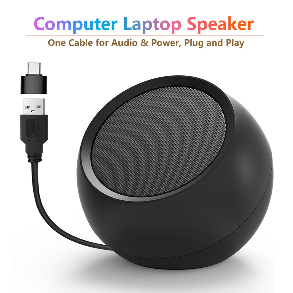[5DD] Beautiful and Sound Works Great Computer Speaker USB for Desktop ...