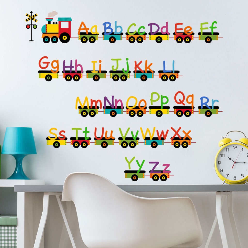 Early Education ABC Letter Sticker Classroom Decoration Student Desk ...