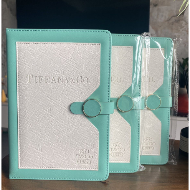 Brand New TIFFANY & CO Notebook Thick Paper Recordbook Student/Office ...
