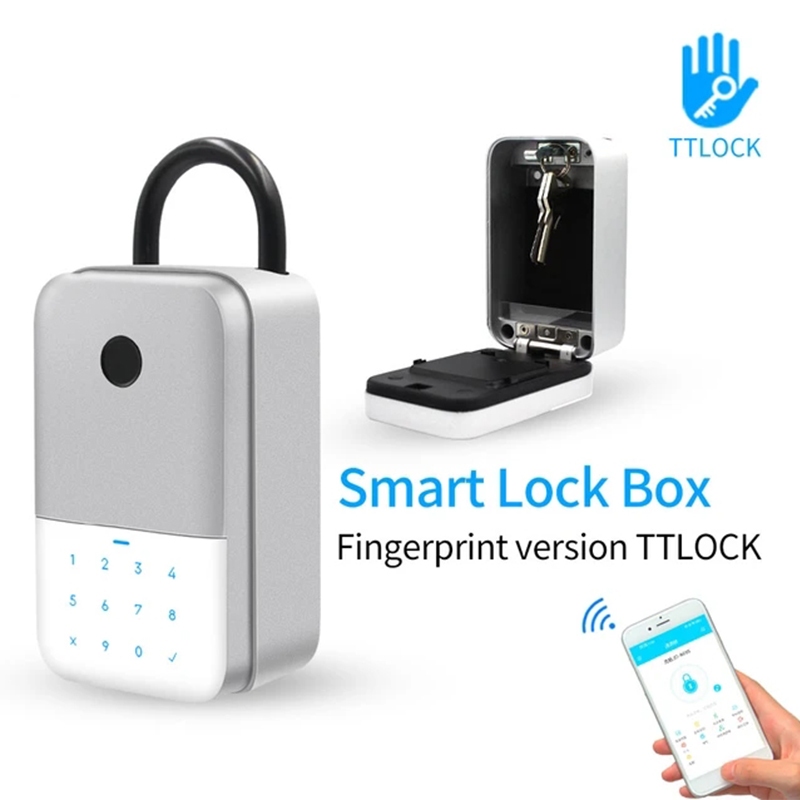 Key Safe TTlock Fingerprint Bluetooth Wifi Digital Key Box App Remote ...