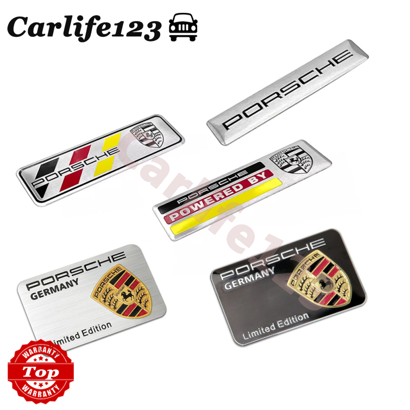 Porsche Paramera 911 Tailgate Side Logo Decorative Sticker PORSCHE ...