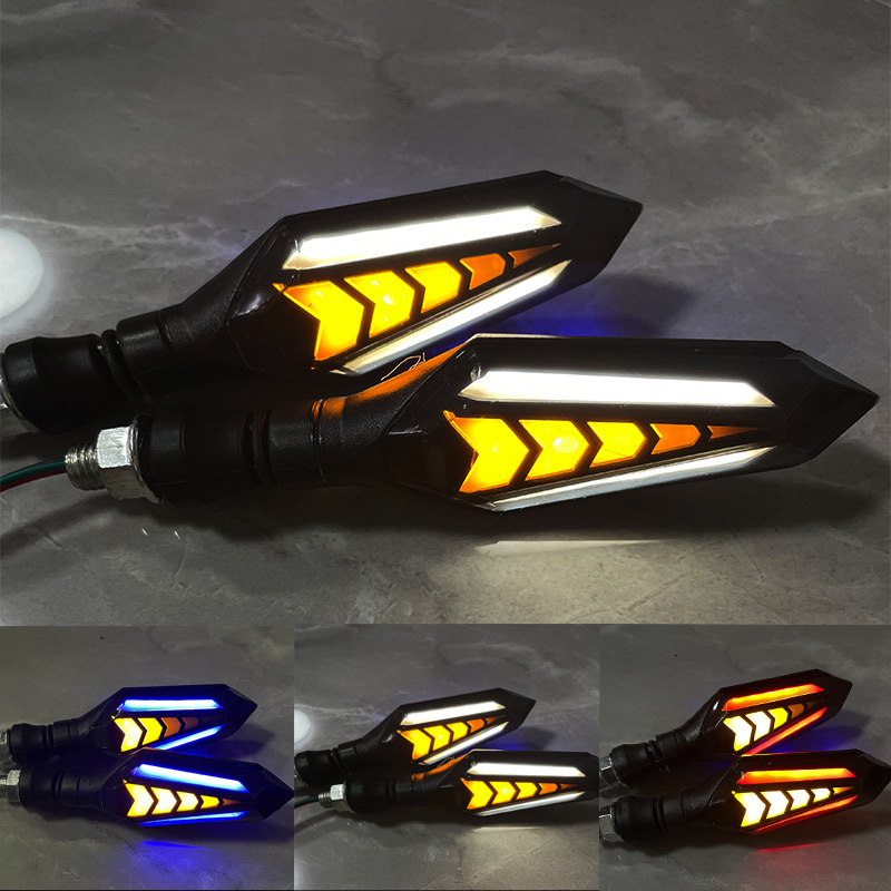 1-2Pcs Led Signal Motorcycle Lampu Led Motor Motorcycle LED Turn Signal ...