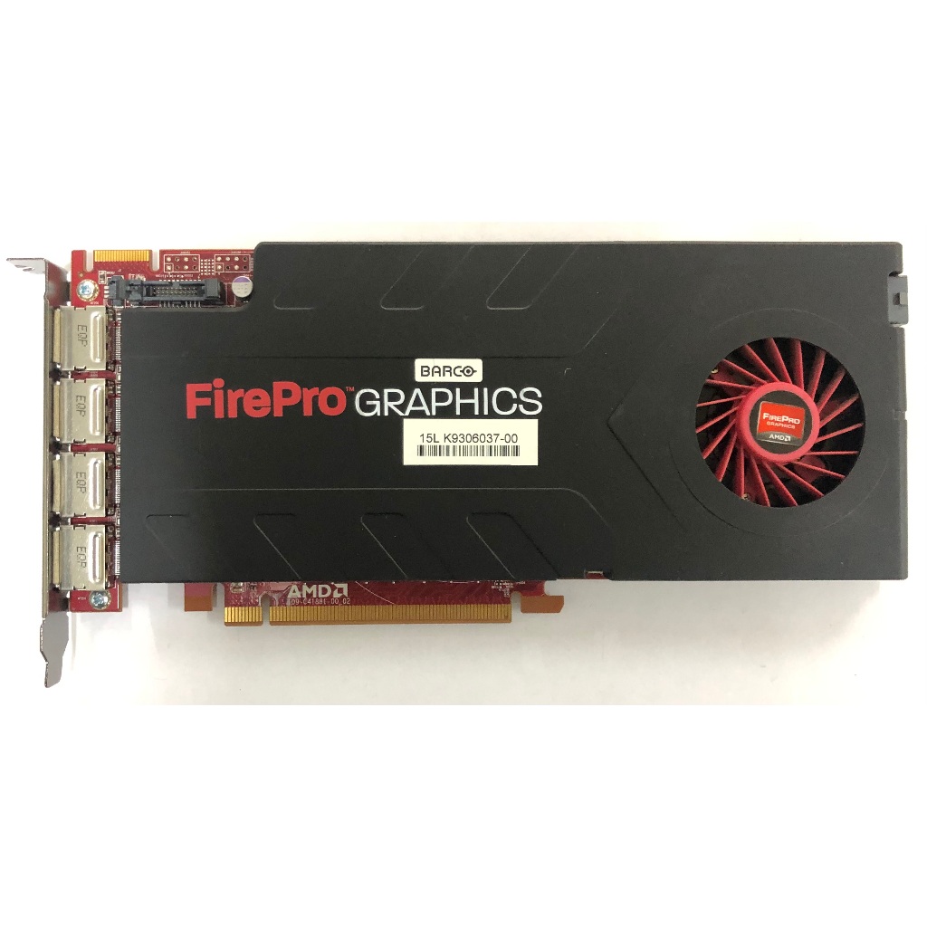 Barco FirePro MXRT 7500 4GB GDDR5 4x DisplayPort Med Display GPU ...