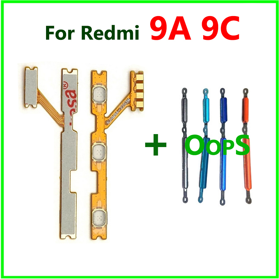 Power on off switch volume button flex for Xiaomi Redmi 9A 9C Phone Up ...