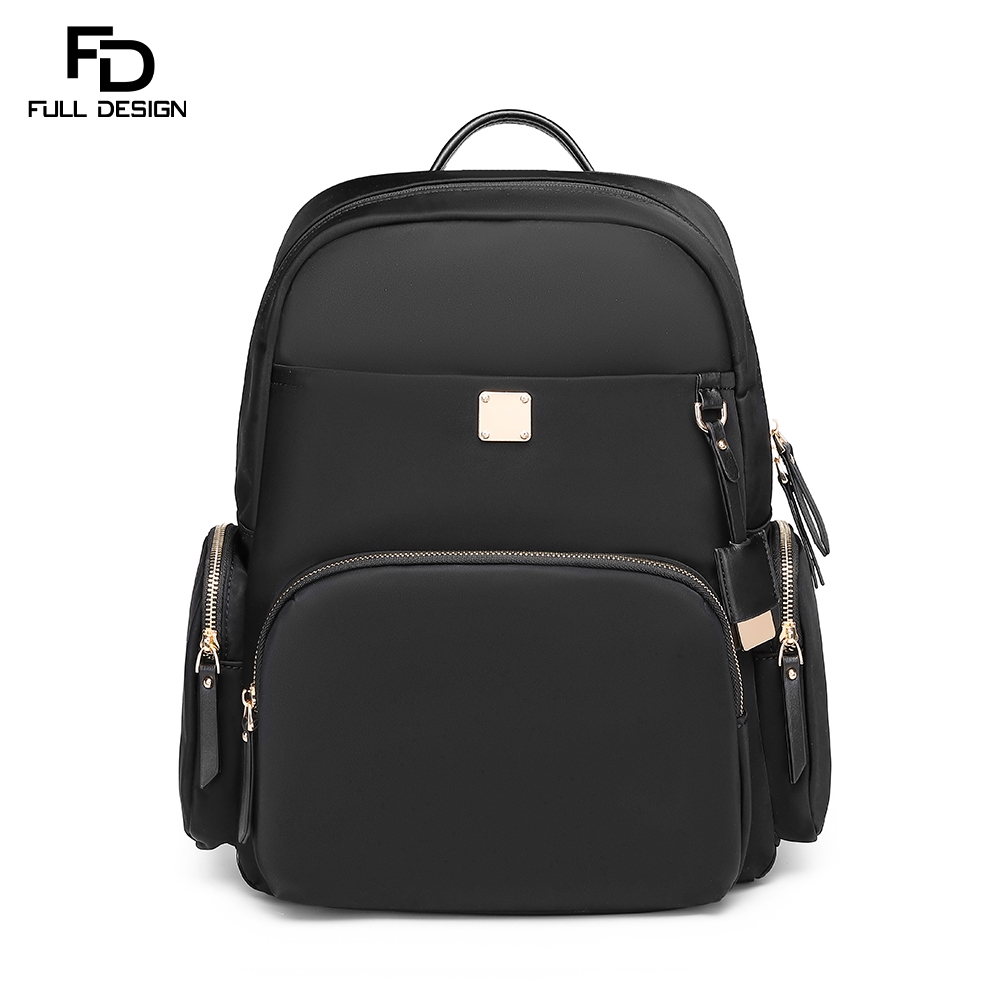 FULL DESIGN Clara Bagpack Woman 14 inch Laptop Backpack Ladies Nylon ...
