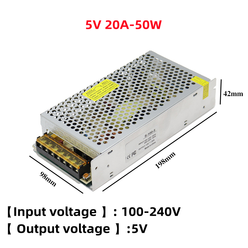 DC Adapter 5V Power Supply 5A 10A 20A 30A 40A 60A Transformer input ...