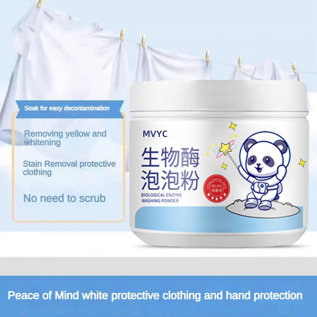 260ml Active Oxygen Bubble Biological Enzyme Washing Powder Washing Powder Lazy Hand-Free ...