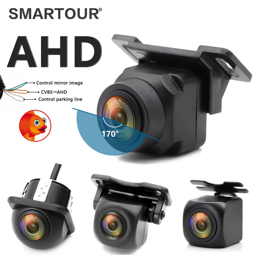 AHD 170 Degree Fisheye Lens Universal Car Rear View Camera Waterproof ...