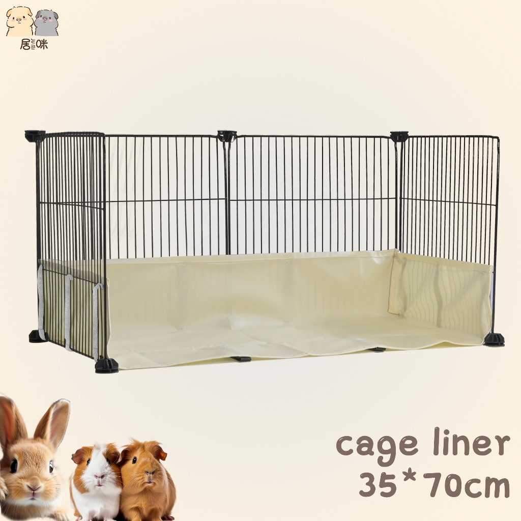 [JUMI居咪] Guinea Pig Canvas Waterproof Cage Liner 35cm x70cm,Guinea Pig ...