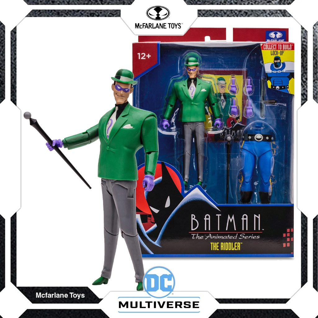 McFarlane Toys THE RIDDLER (BATMAN: THE ANIMATED SERIES BUILD-A) DC ...