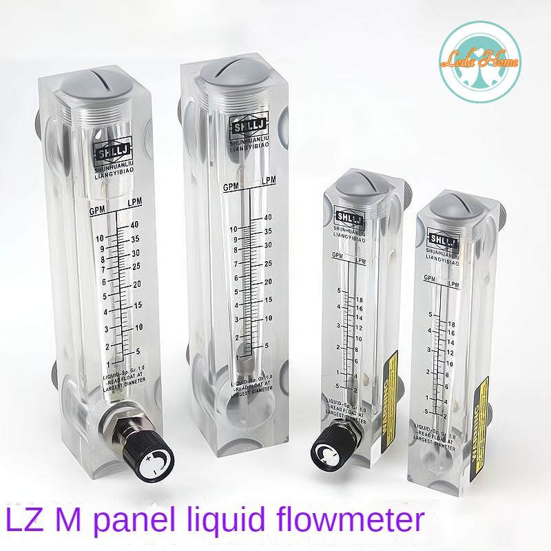 [JQ] Panel Flowmeter LZM-15,25 Organic Glass Floater Liquid Flowmeter ...