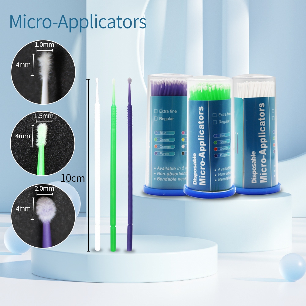 100Pcs Orthodontic Disposable Micro Applicator Tips Brush Medical Grade | Shopee Malaysia