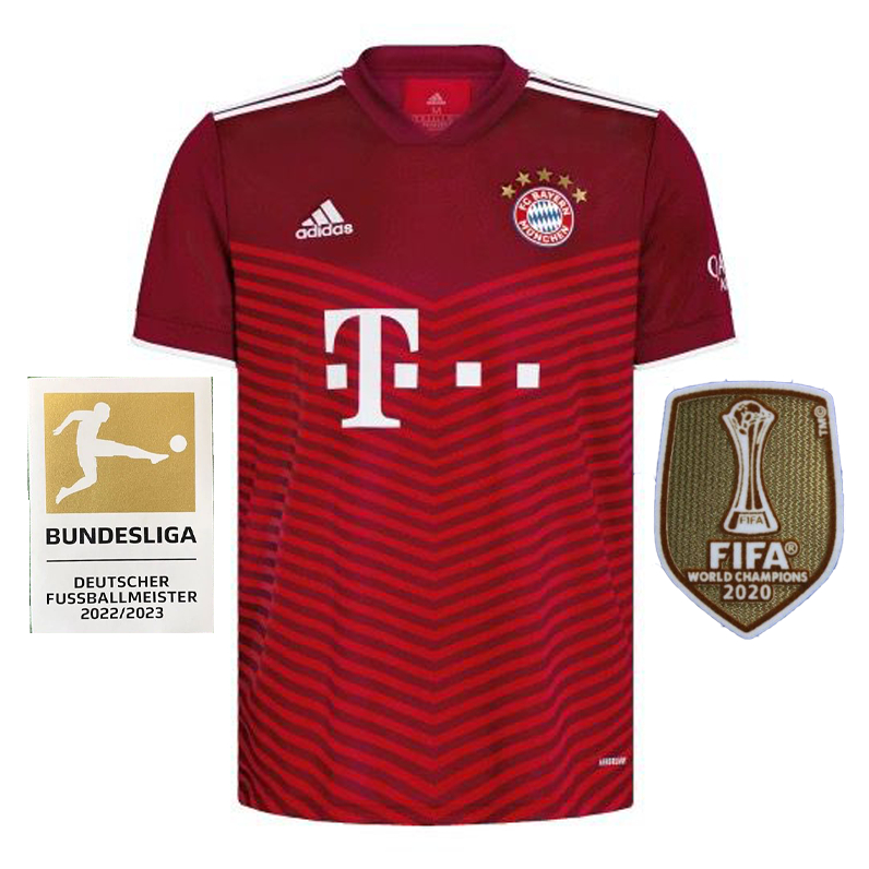 Thai Version German Armor 21-22 Bayern Munich Black Red Home Jersey No ...