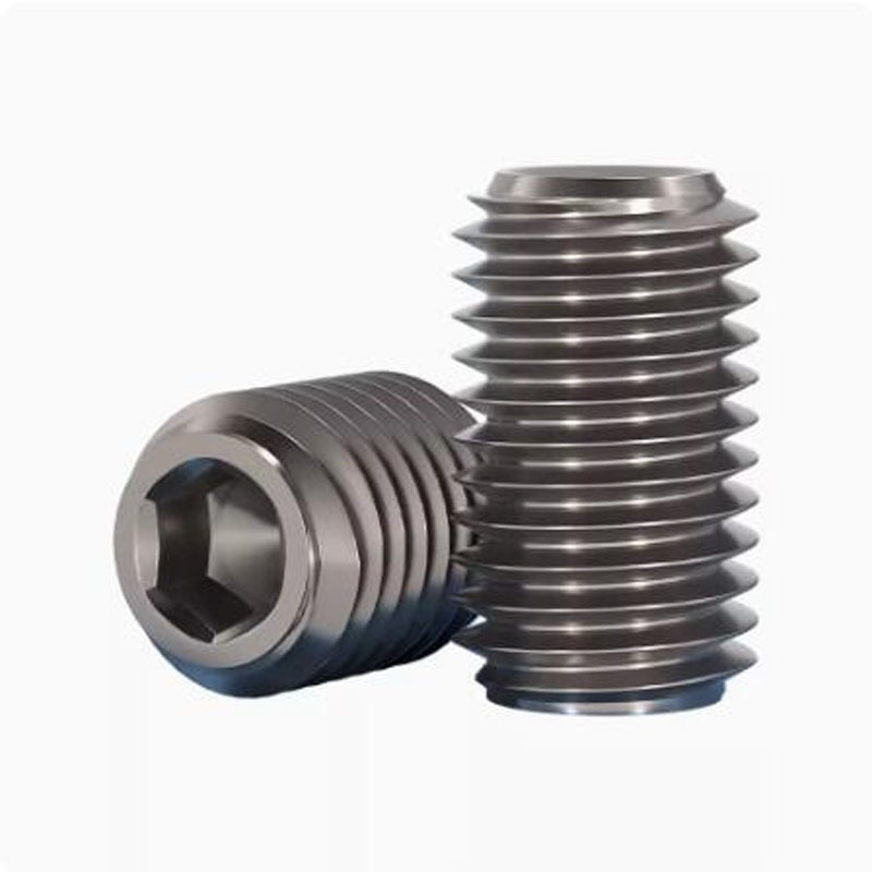 TA2 Titanium Internal Hexagonal Concave End Set Screw Titanium Alloy ...