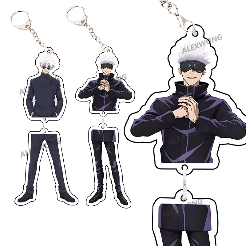 Satoru Gojo Keychain Jujutsu Kaisen Keychain Creative keychain Bag ...