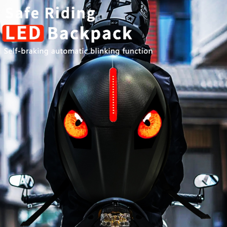 LED Men's Backpack With Large Capacity, Multifunctional Waterproof ...