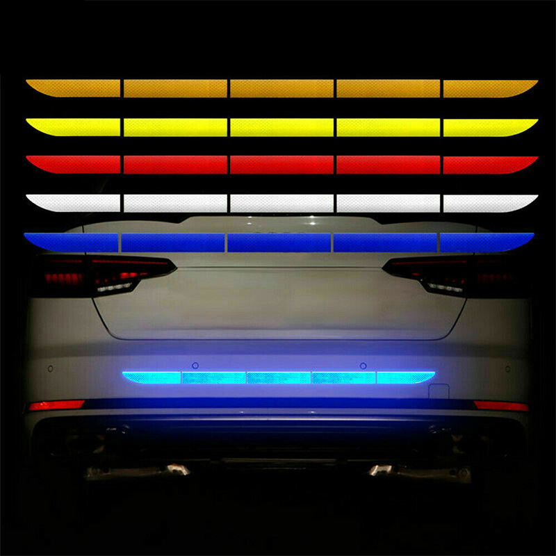 Reflective Car Decal Safety Warning Reflector Tape Car Stickers Anti ...