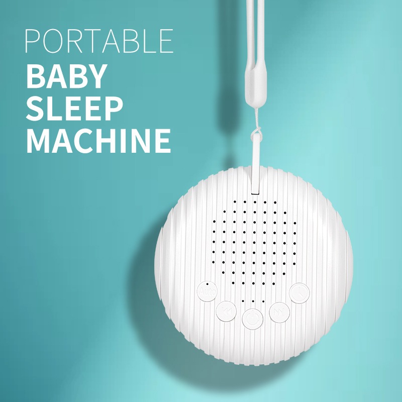 Kiumo Baby White Noise Machine Portable Baby Sleep Soother Toy with ...