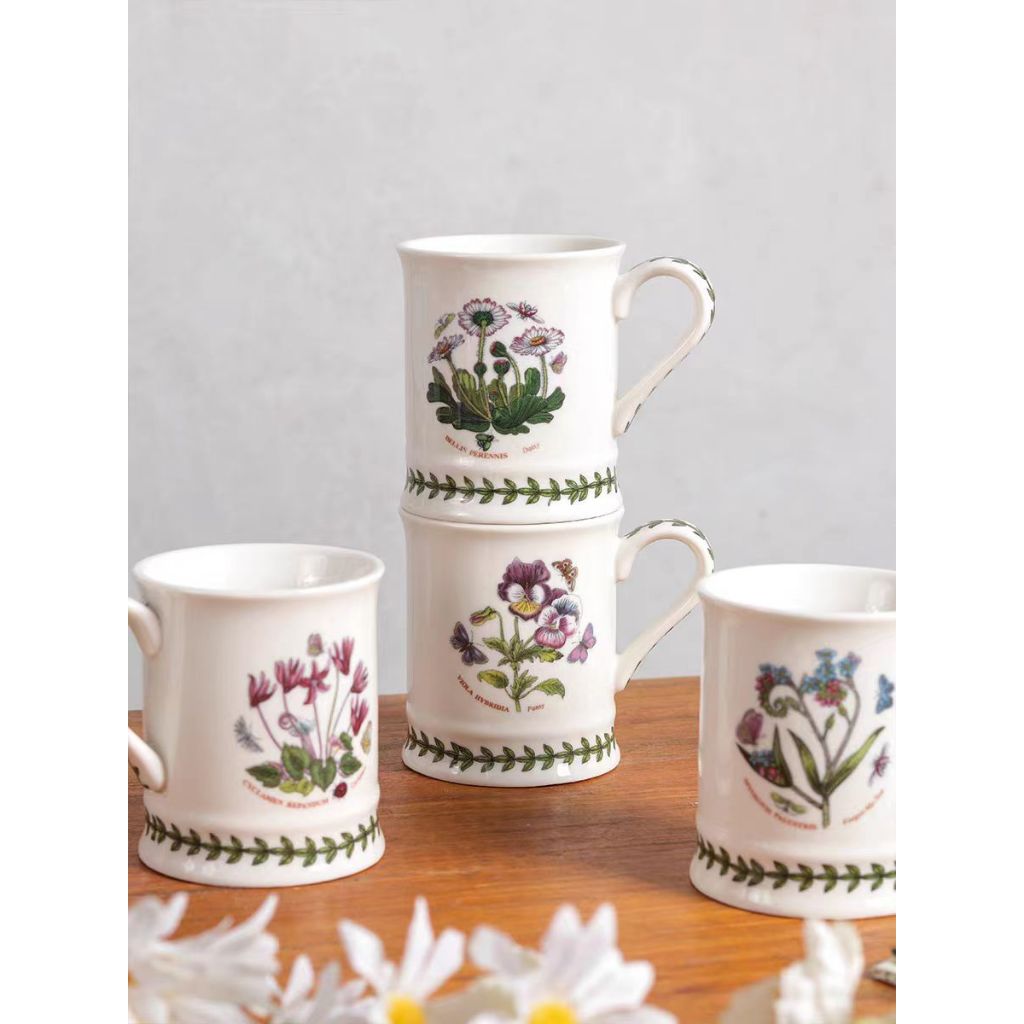 Plant Flower Water Cup Ceramic Household Coffee Cup Girl Cup Tea Cup ...