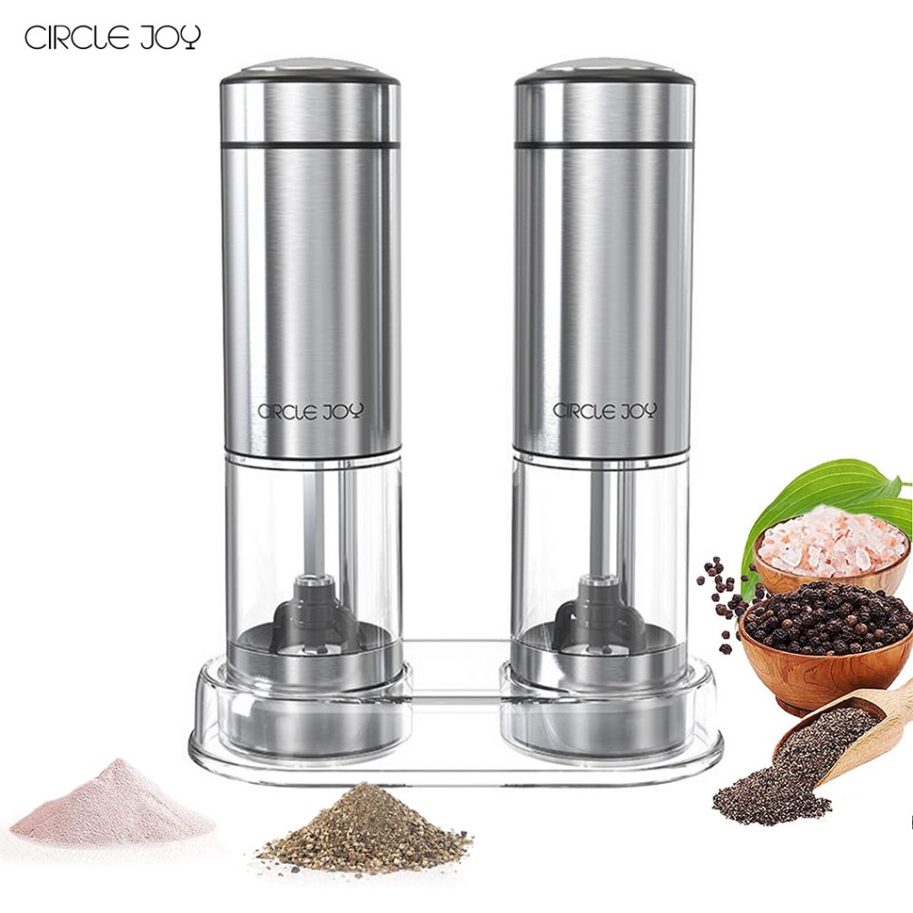 CIRCLE JOY Stainless Steel Automatic Electric Grinder Set | Shopee Malaysia