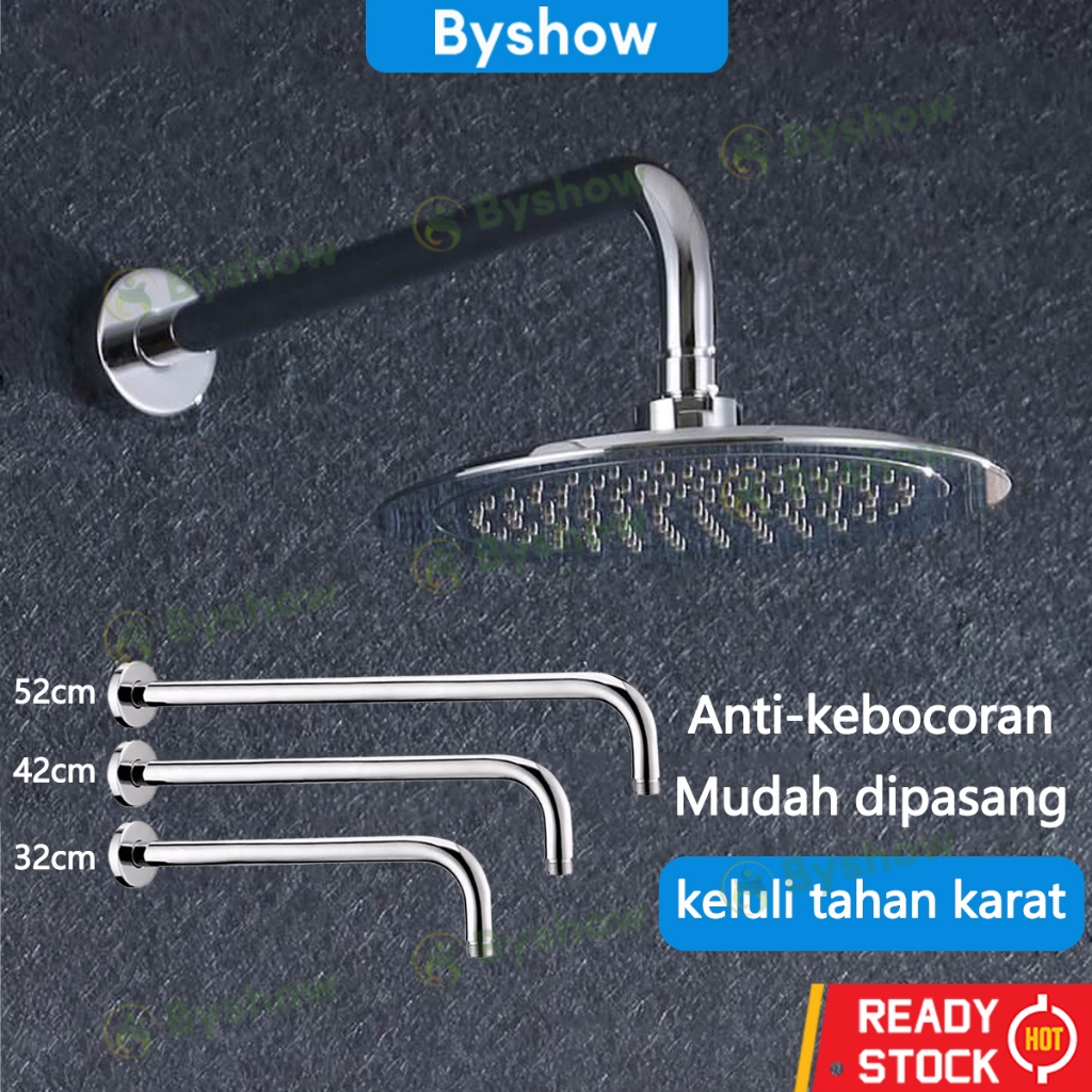 【Byshow】Malaysia In Stock Stainless Steel Shower wall pipe 1/2” BSP ...