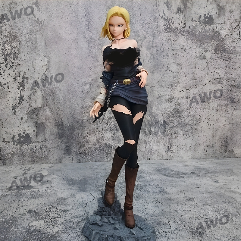 30cm New Android 18 Figure Dragon Ball Anime Figure with Head ...