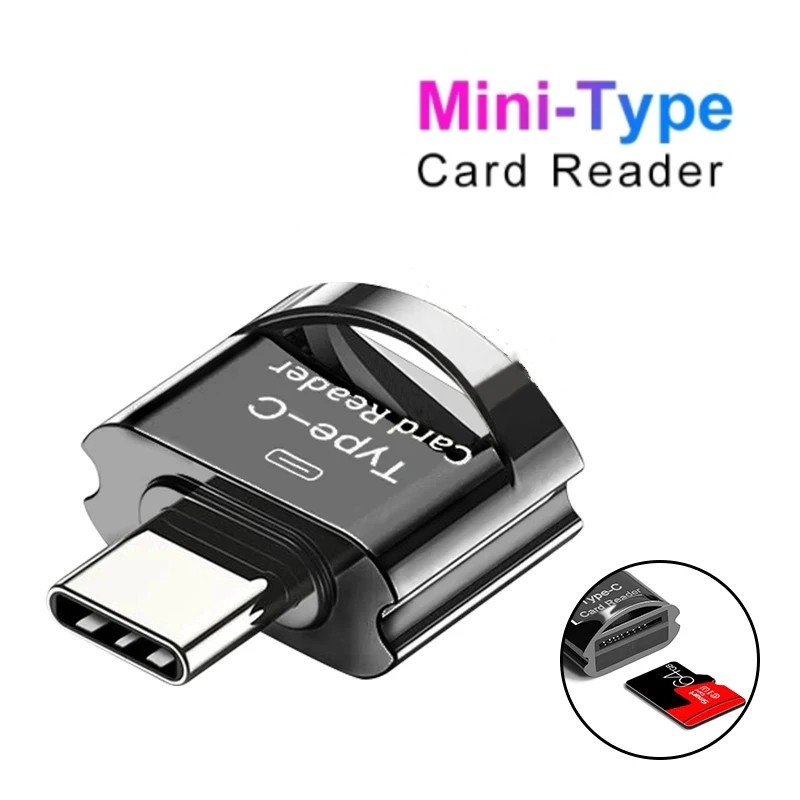 【Ready Stock】Portable Small Micro SD Card Reader to Type-C Adapter ...