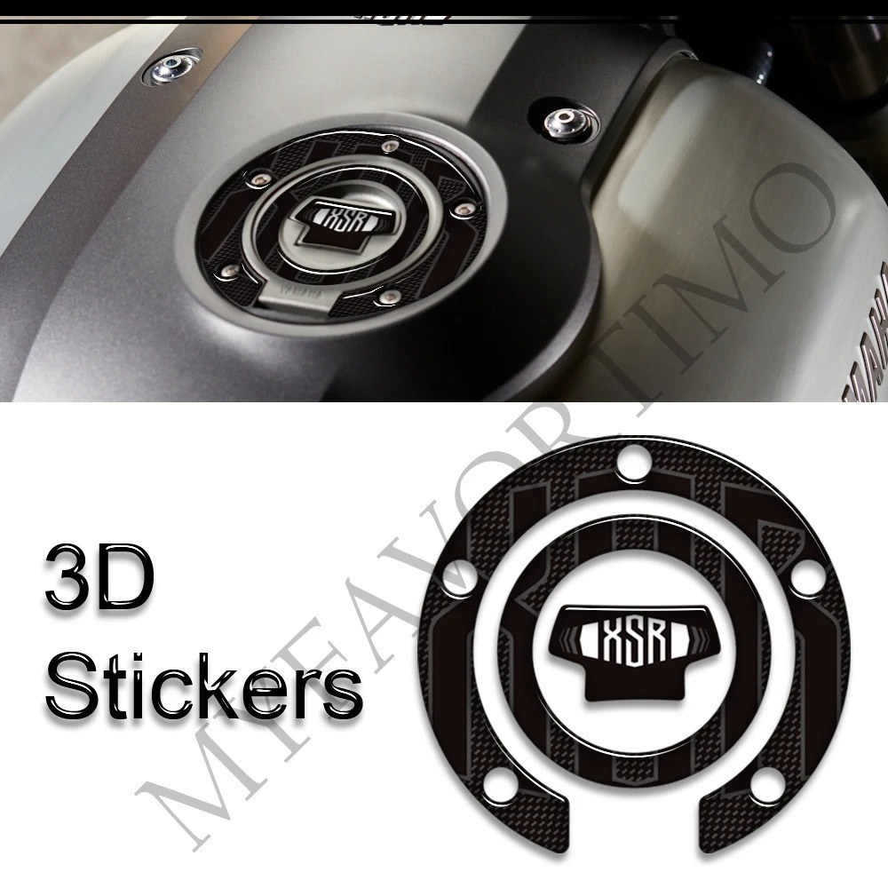 Tank Protector Pad Grips Motorcycle For Yamaha XSR900 XSR 900 Gas Fuel ...