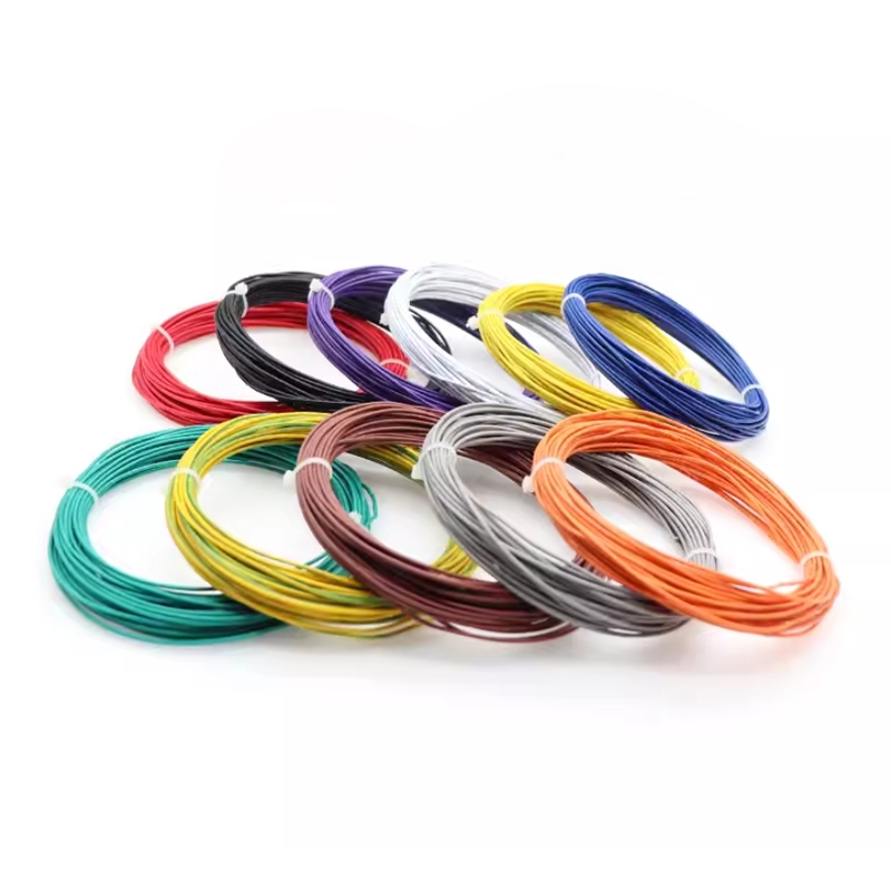 5/10/20Meters UL1007 Copper Wire 28 26 24 22 20 18 16 AWG PVC Insulation Solid Tinned Plating ...