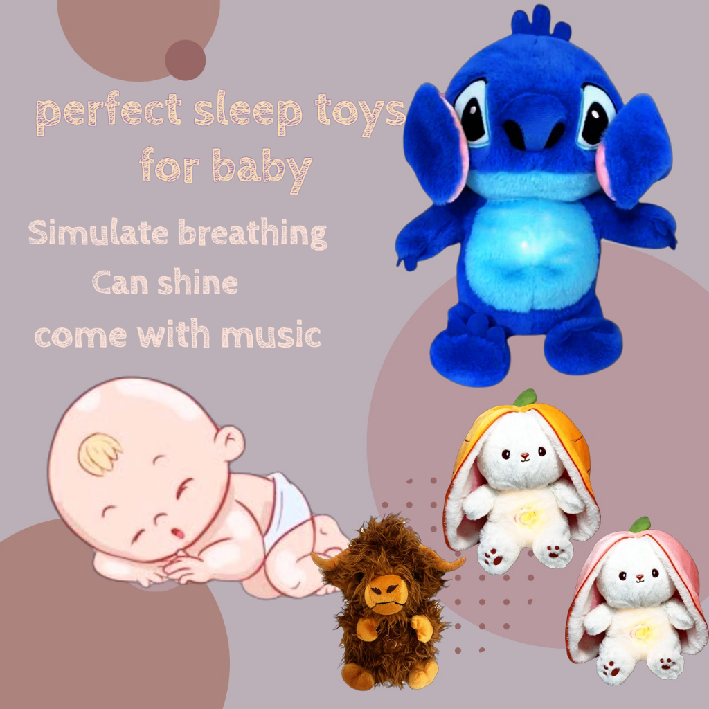 Breathing and Glowable baby sleeping music soothing doll, available in ...