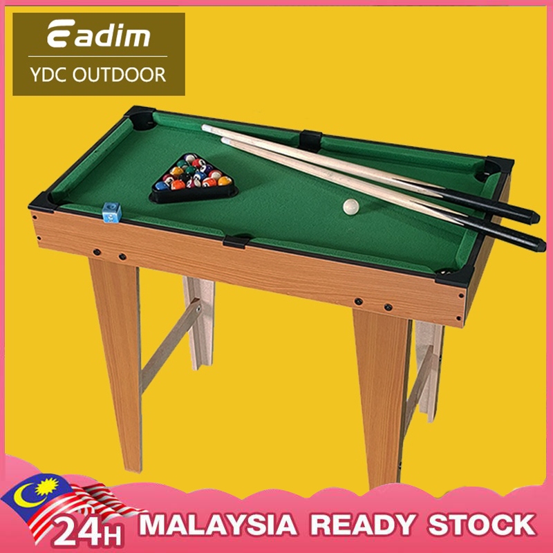 【Lucky Dog Mall】Mini Billiard Table for Kids Wooden with Tall Feet Pool ...