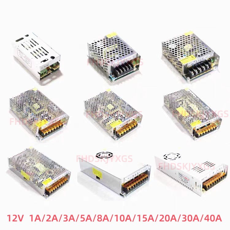12V Power Supply 1A 2A 3A 5A 8.5A 10A 15A 20A 25A 30A 33A Power Adapter ...