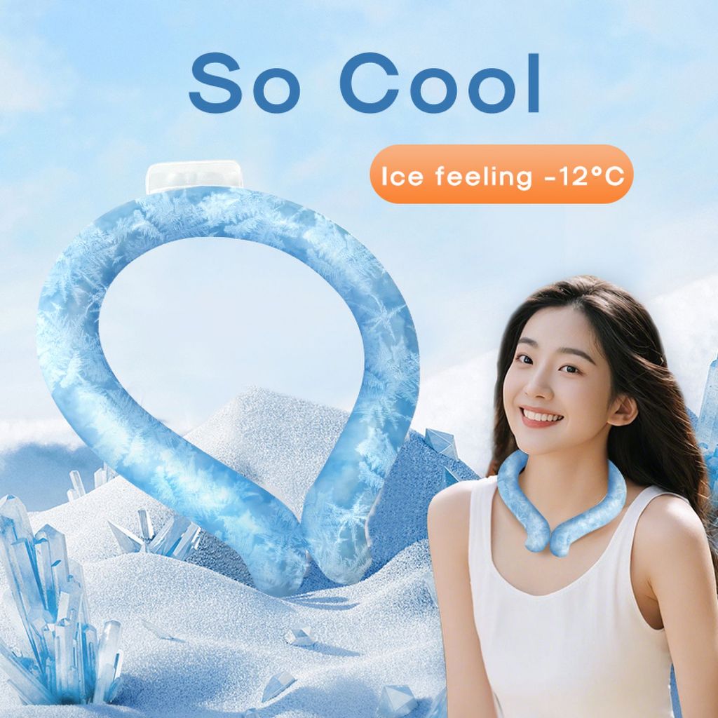 UECONCH Ice cooling neck collar Summer cooling Outdoor Dormitory ...