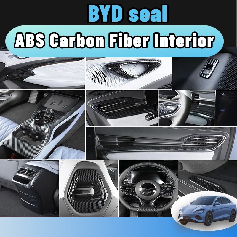 For Byd seal 2023/2024 Interior Carbon Fiber Car Interior Full Set ...