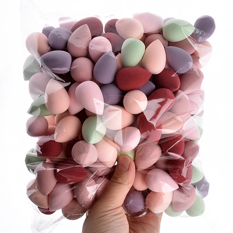 100pcs Mini Makeup Sponge Puff Beauty Egg Sponge for Makeup Concealer ...