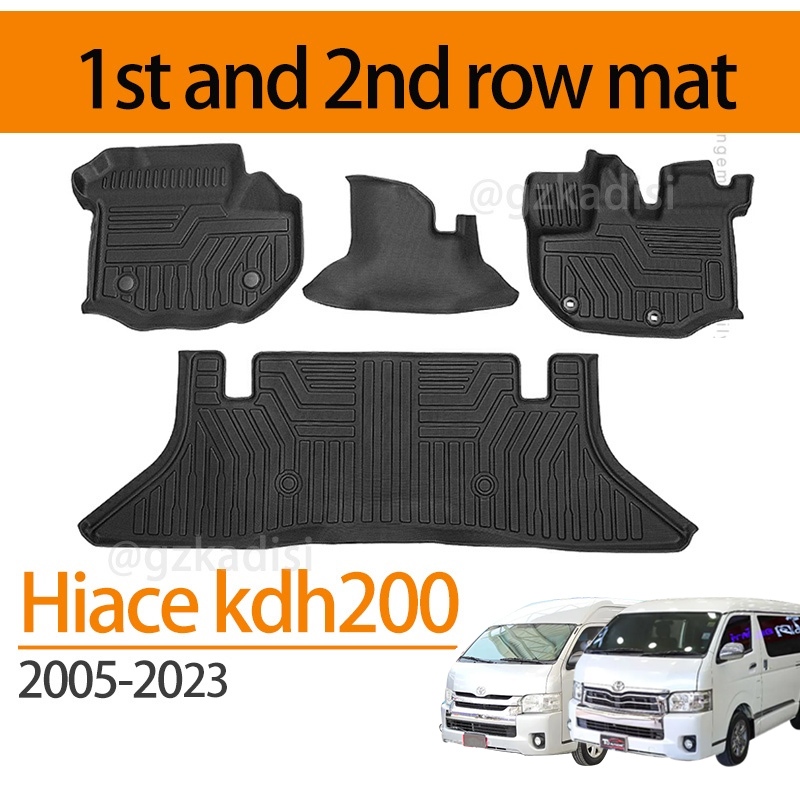 3D foot mat Hiace KDH200(2005-2023) car mat foot mat 3D mat floor mat ...
