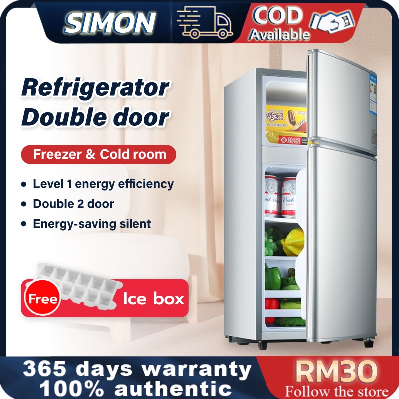 【Ready stock】 Double door smart refrigerator 48L BCD-48A118B/58L BCD ...