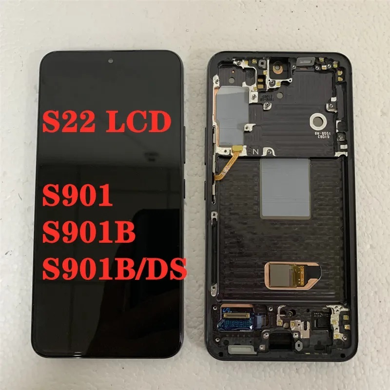 Original AMOLED S22 LCD For Samsung S22 5G S901 S901B S901B/DS LCD ...
