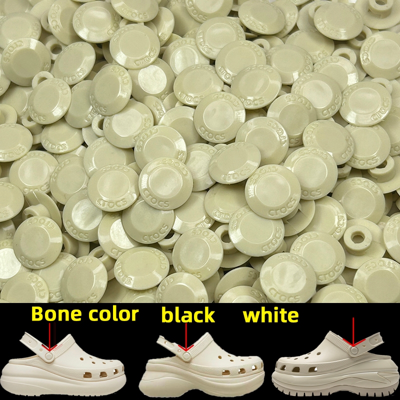 black white bone colour colSuitable for crocs rear buckle side Heel ...