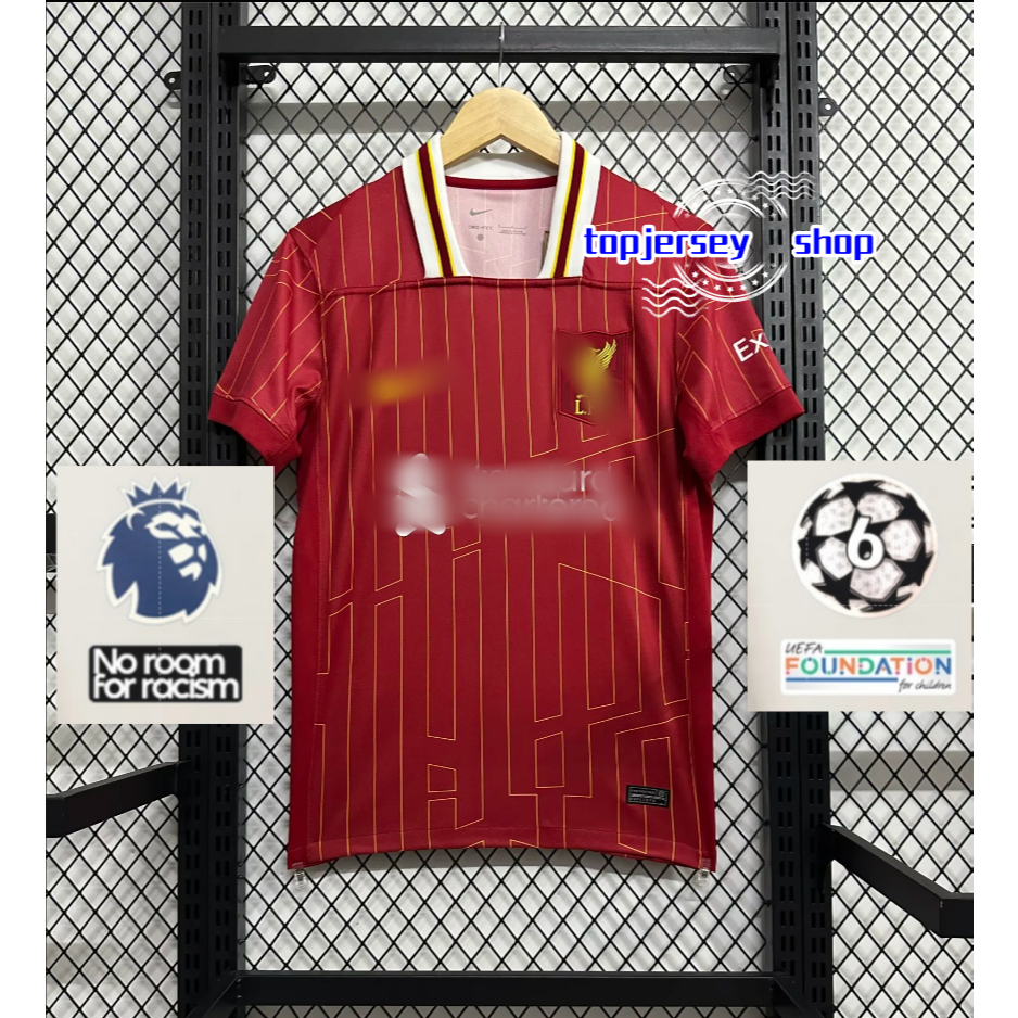 LFC jersey 2024/25 fan issue home kit men's football shirt | Shopee ...